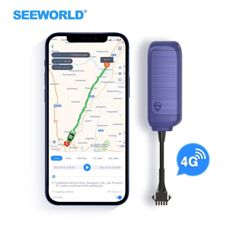 SEEWORLD R12L Asia 4G Small GPS Locator Tracking Device Free Platform ... SEEWORLD R12L Asia 4G Small GPS Locator Tracking Device Free Platform ...