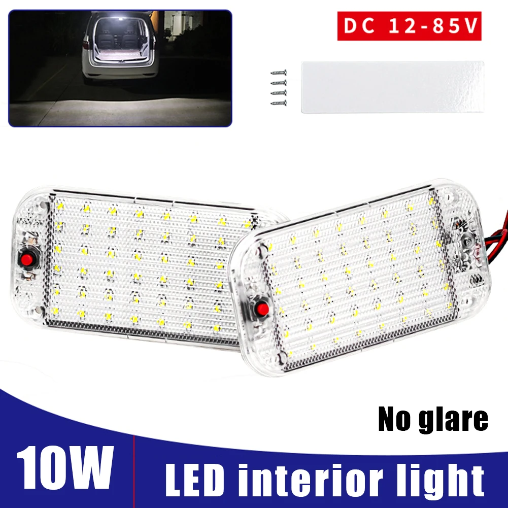 NEW-48LED-12V-85V-LED-Car-Vehicle-Interior-Dome-Roof-Ceiling-Reading ...
