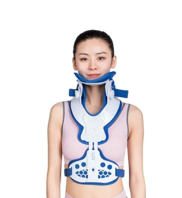 Adjustable Head Neck Chest Brace Cervical Thoracic Neck Orthoses ...