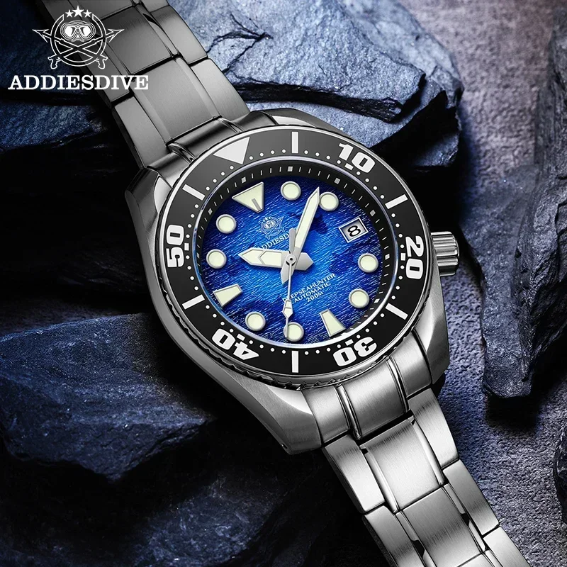 ADDIESDIVE-AD2102-Automatic-Mechanical-Watches-Luxury-Steel-Dive-200M ...