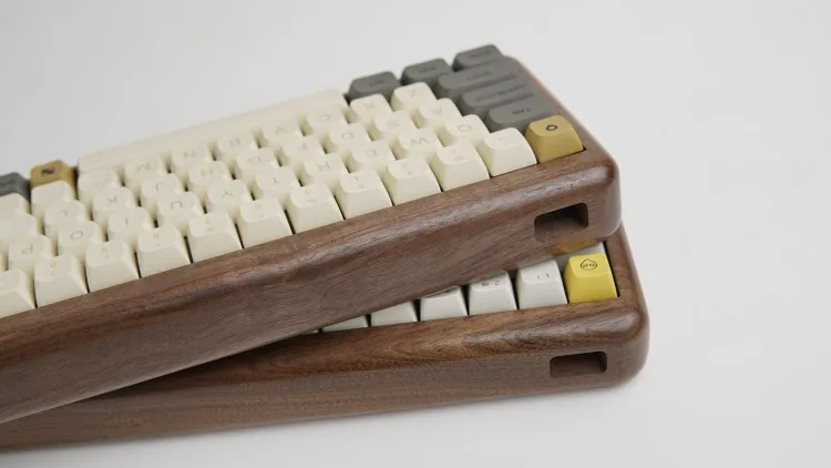 Wooting-60HE-Black-Walnut-Keyboard-Shell-GH60-Black-Walnut-Dual-Mode ...