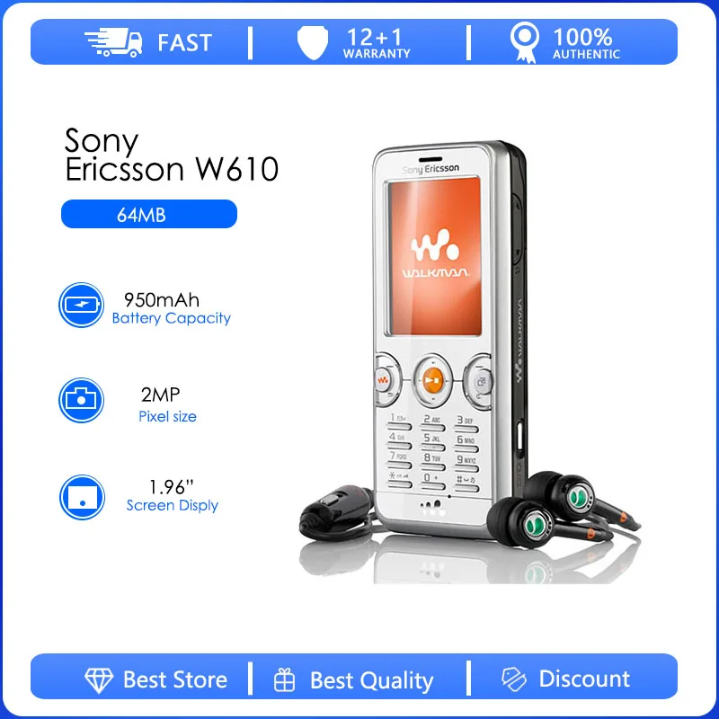 Sony-Ericsson-W610-reacondicionado-Original-desbloqueado-W610i-W610c ...