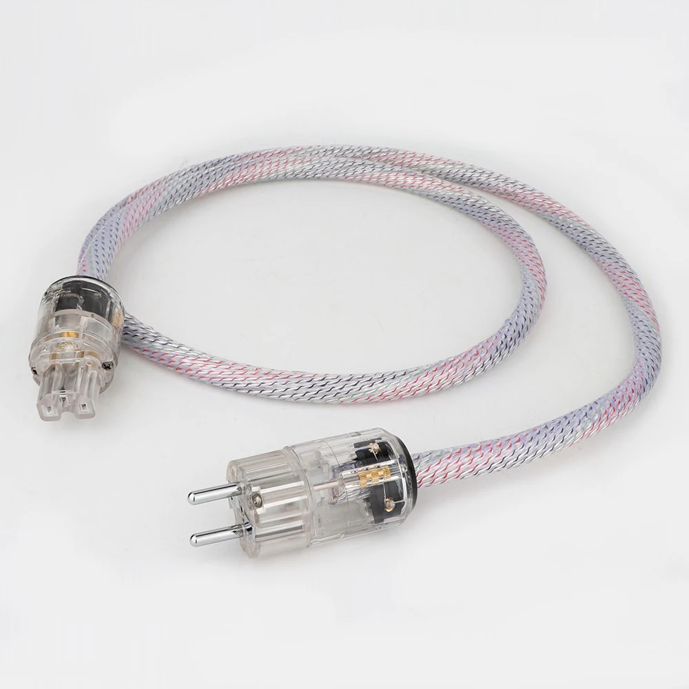 Valhalla-7N-Silver-Plate-Power-Line-HIFI-EU-US-POWER-CABLE-Power-Cord ...