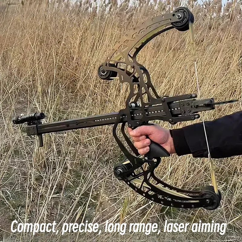Outdoor-Hunting-Fish-Shooting-Slingshot-Laser-All-Metal-Steel-Ball ...