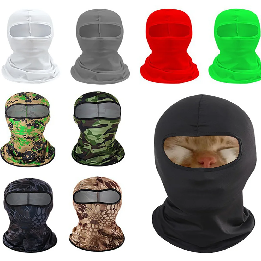 2pcs Motorcycle Face Mask Moto Helmet Bandana Hood Ski Neck Hats ...