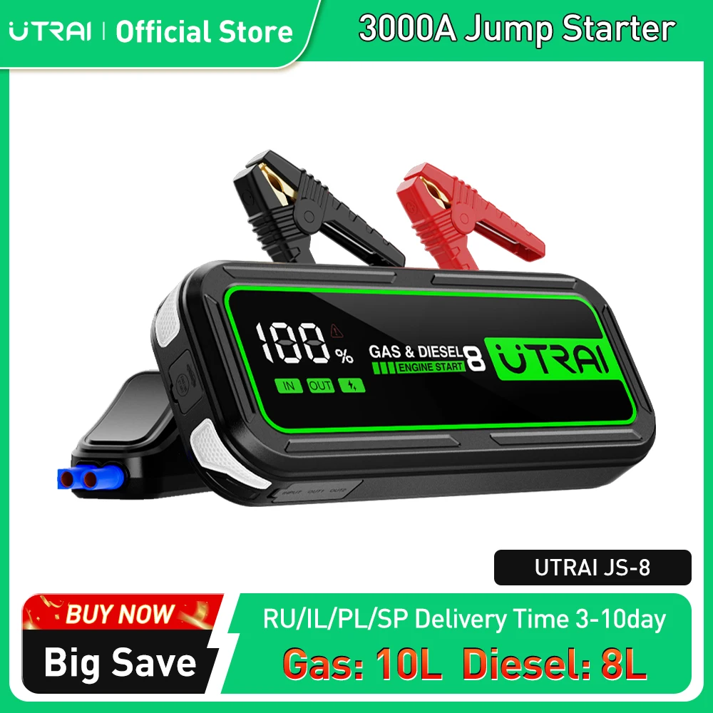 UTRAI-20000mAh-Car-Jump-Starter-Power-Bank-3000A-Car-Booster-Auto ...