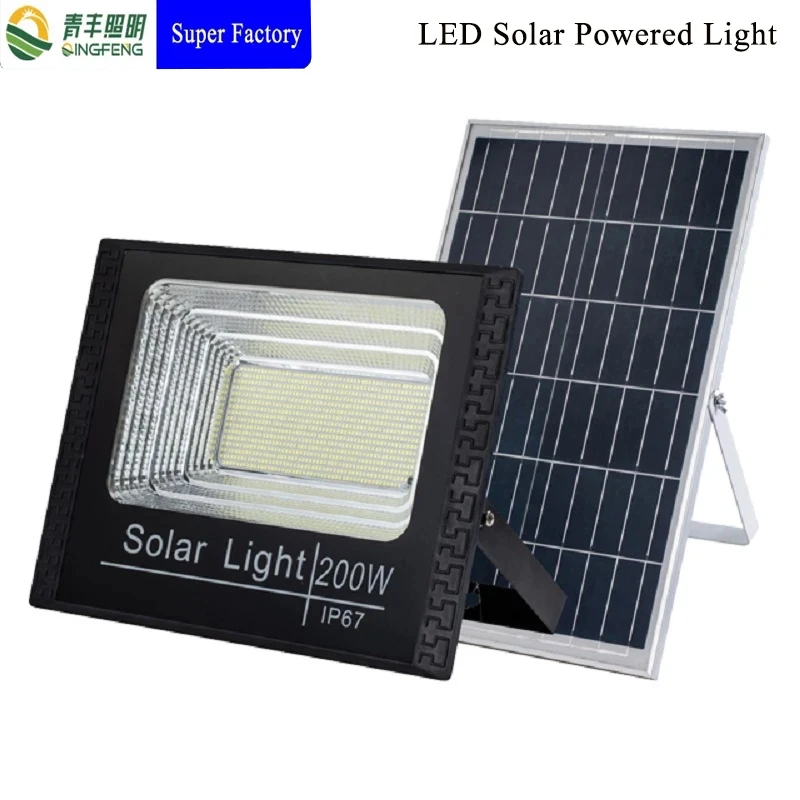 Solar Flood Spotlights Outdoor | Led Light Powering Solar Panel - Led ...