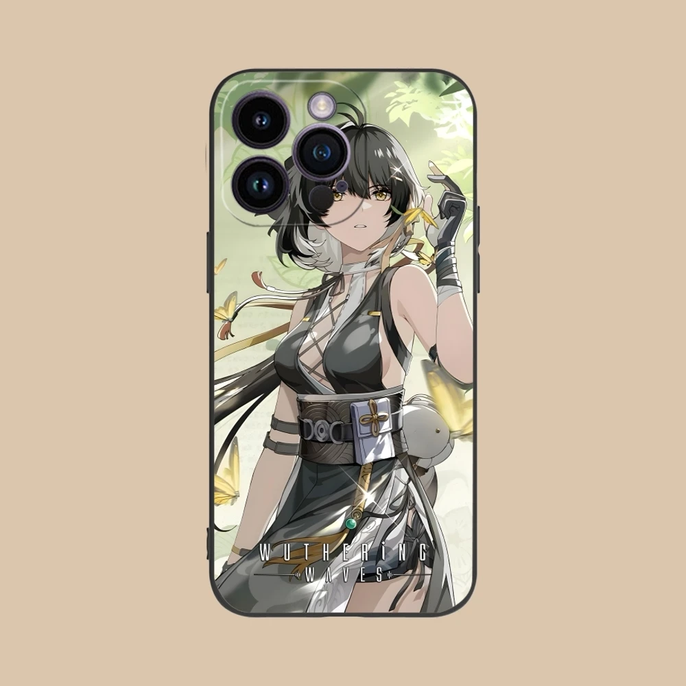 Wuthering Waves Rover Mobile Cell Phone Case for iPhone 16 15 14 13 12 ...