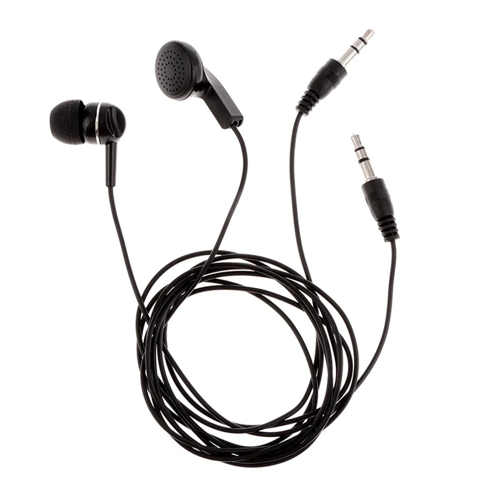3.5mm Headphone Stereo to Mono In-Ear Single Earbud Style Headset, Jack ...