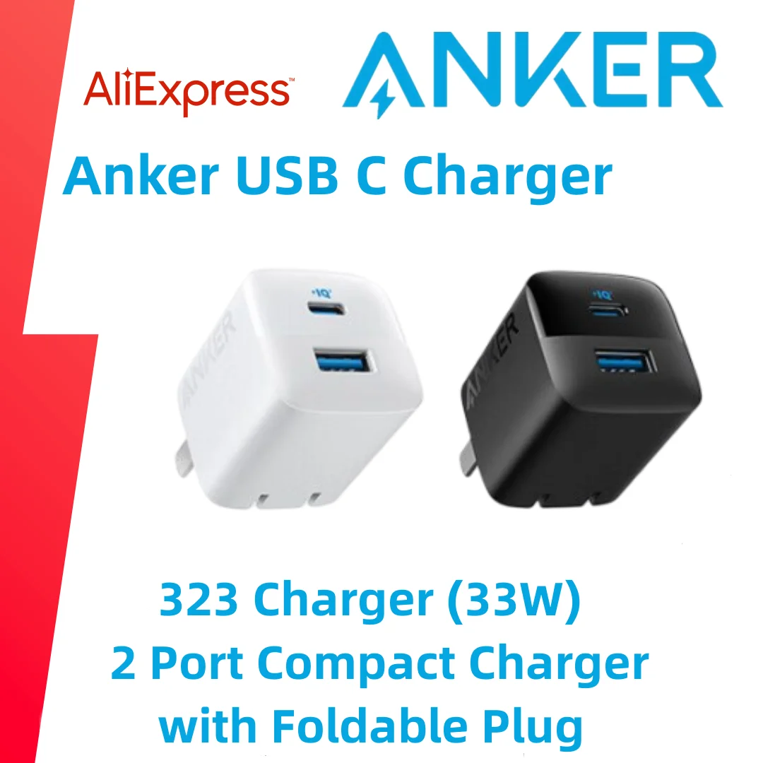 Anker-USB-C-Charger-323-Charger-33W-2-Port-Compact-Charger-with ...