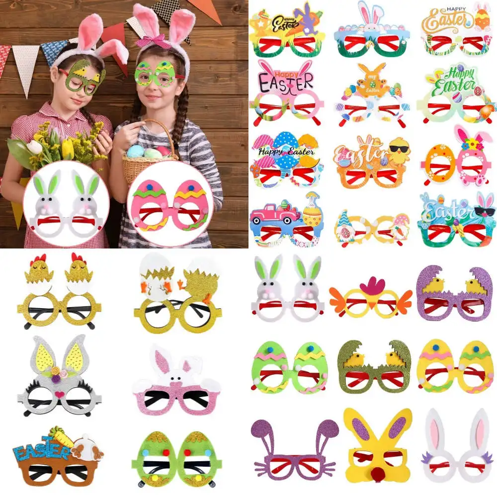 Easter-Glasses-Rabbit-Easter-Egg-Chick-Bunny-Glasses-Decoration-for ...