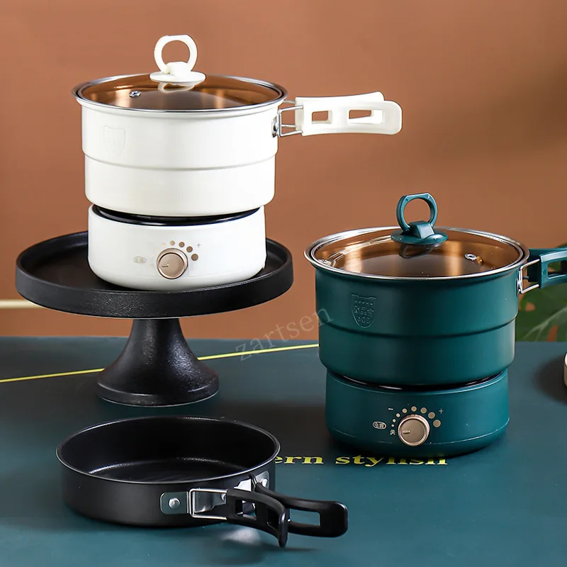 Electric-Cooking-Pot-Foldable-Hotpot-Portable-Multicooker-Split-Type ...