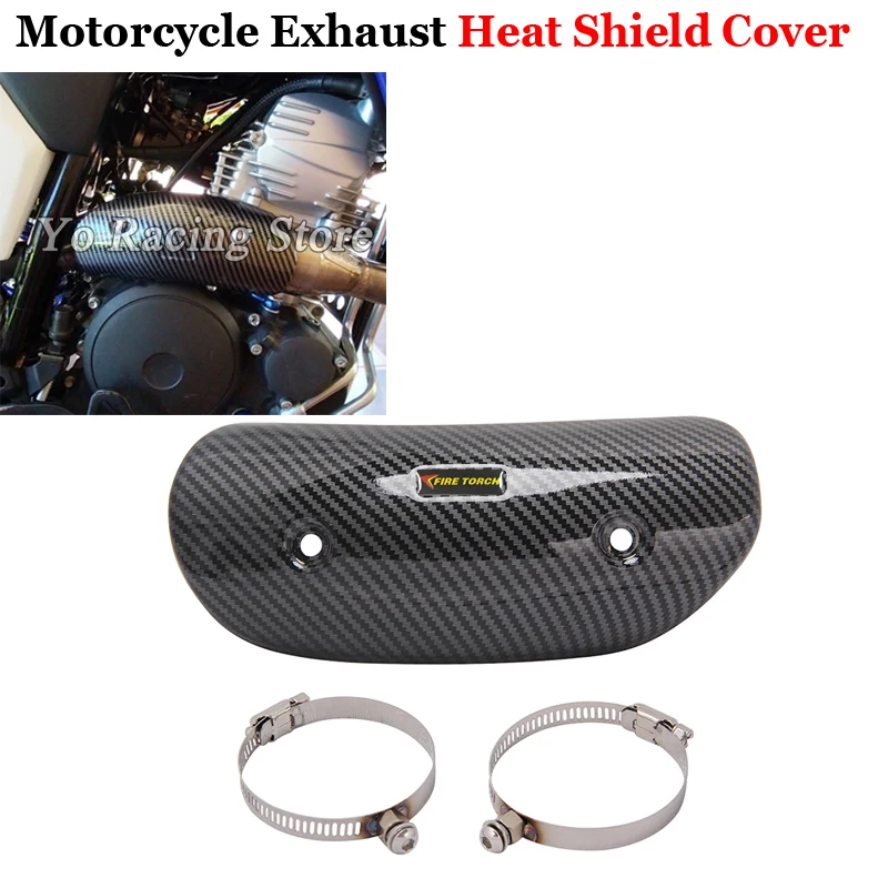 Motorcycle-Exhaust-Muffler-Pit-Bike-Pipe-Heat-Shield-Cover-Escape-Moto ...