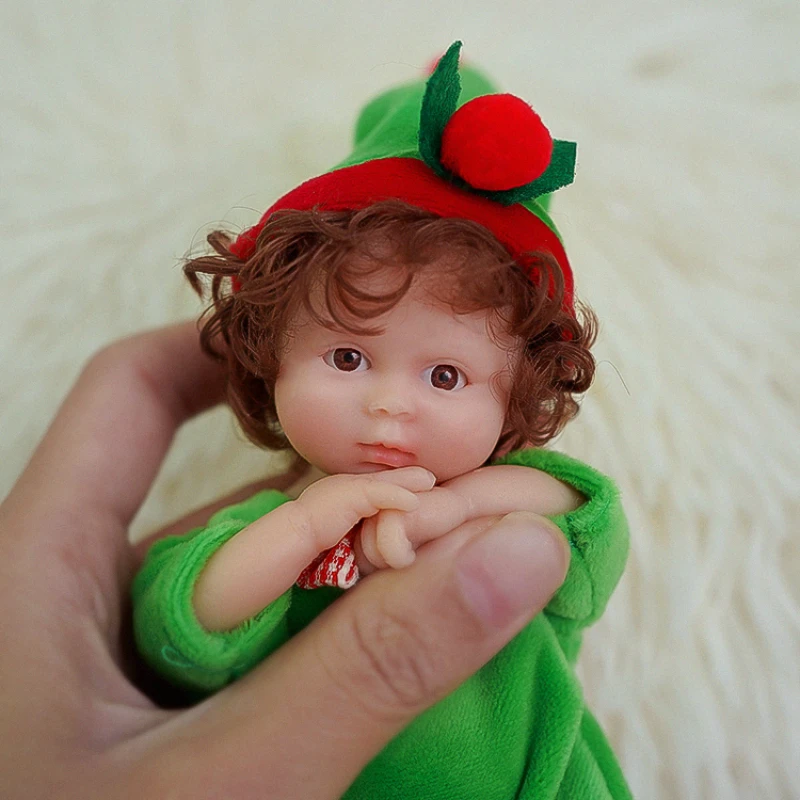 Newborn-Mini-reborn-Baby-Doll-Realistic-Newborn-Silicone-Full-Body-Cute ...