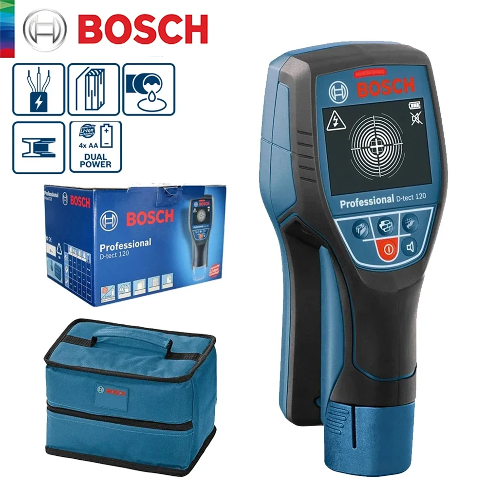 Bosch-D-TECT-120-Wall-Metal-Detector-Stud-Finder-Professional-Digital ...