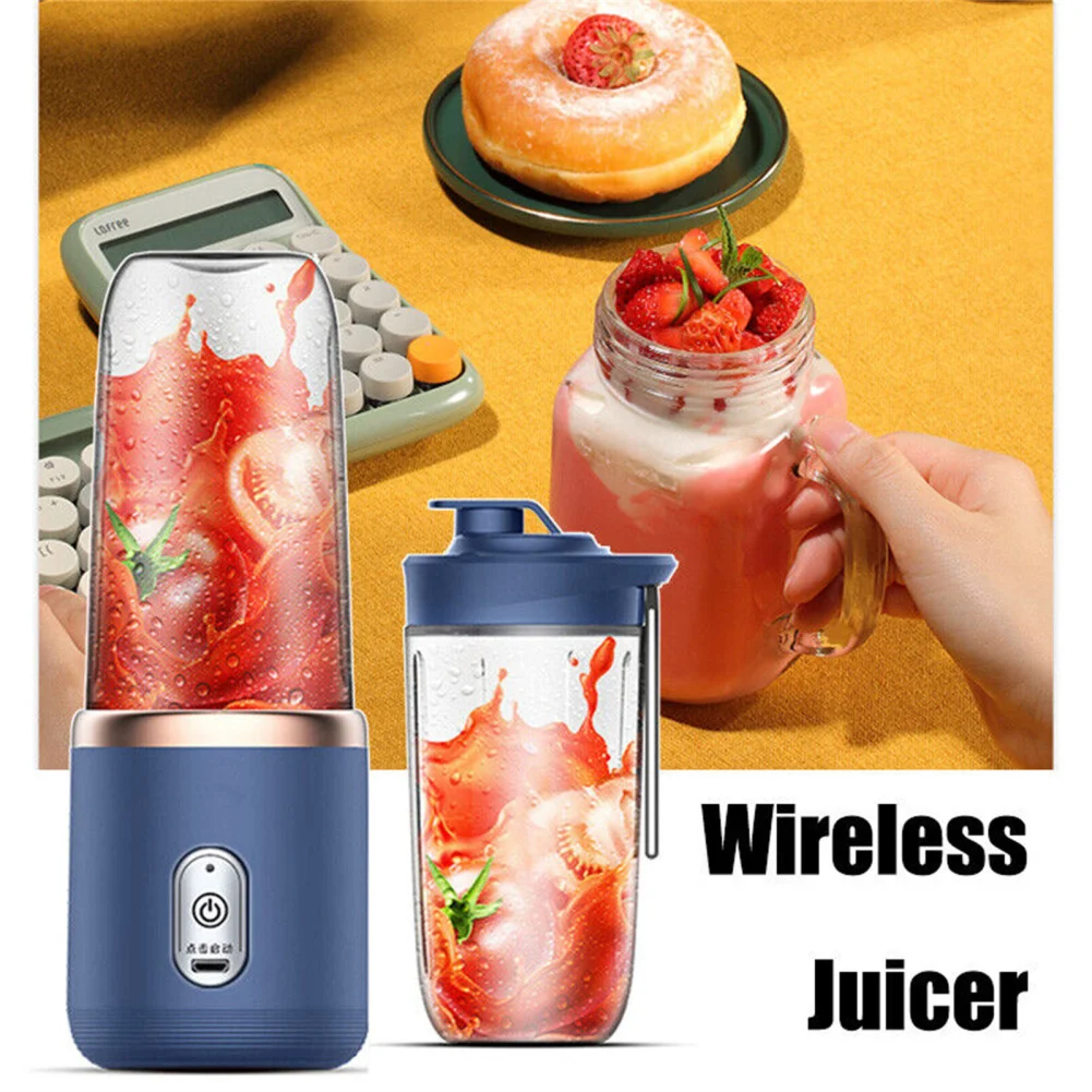 400ml-Portable-Electric-Wireless-Juicer-With-6-Blades-Juicer-Fruit ...