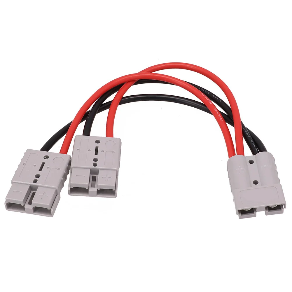 To-Dual-Y-Adapter-Plug-Connector-For-Anderson-Plug-RVs-120A-6AWG ...