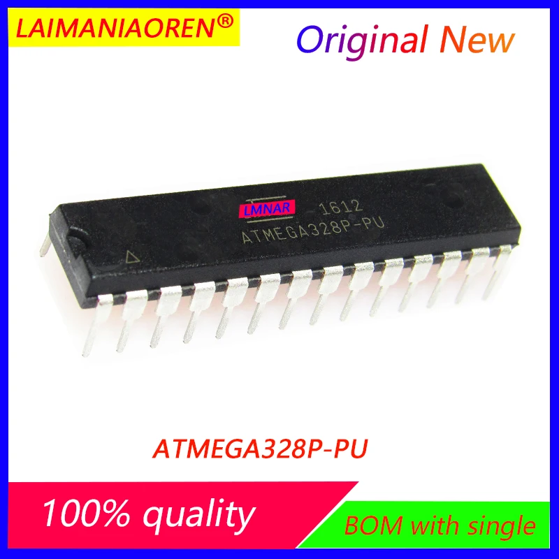 ATMEGA328P-PU ATMEGA 328P PU, ATMEGA328P DIP-28, nuevo IC original (1 pieza)