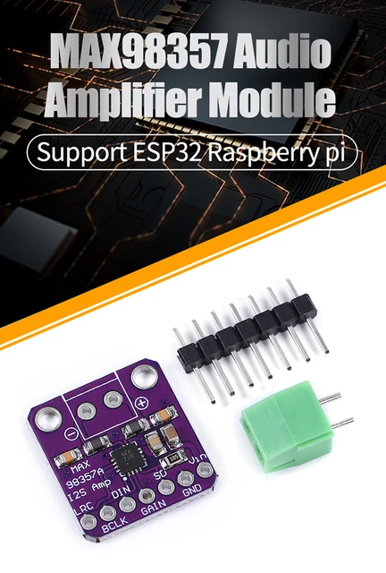 Class D Amplifier Module 5-Pack MAX98357 I2S Amplifier Boards - Class D ...
