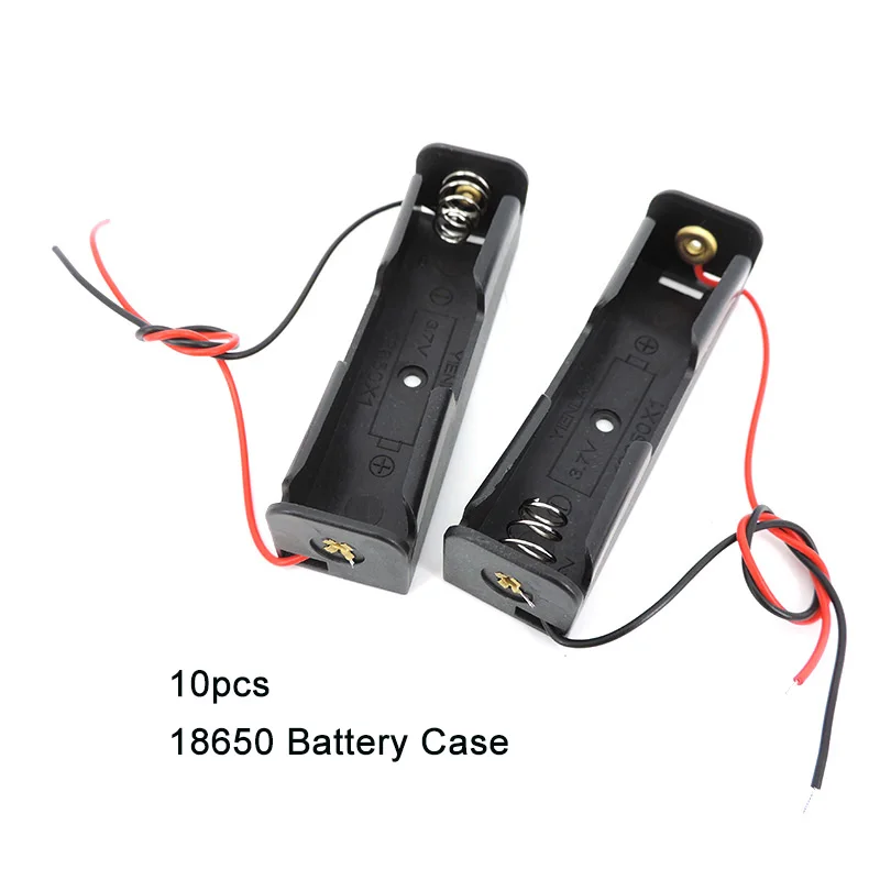 10pcs-Black-Plastic-1x-18650-Battery-Storage-Box-Case-1-Slot-Way-DIY ...