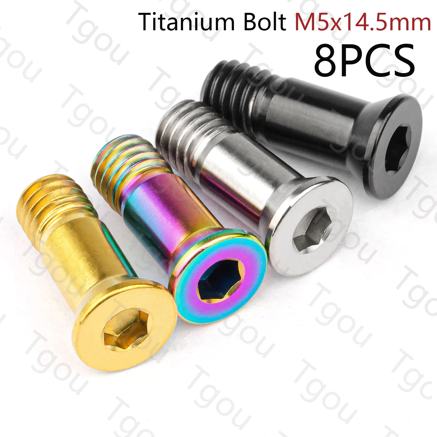 Tgou-Titanium-Bolt-M5x14-5mm-for-Bicycle-Rear-Derailleur-Pulley-Jockey ...