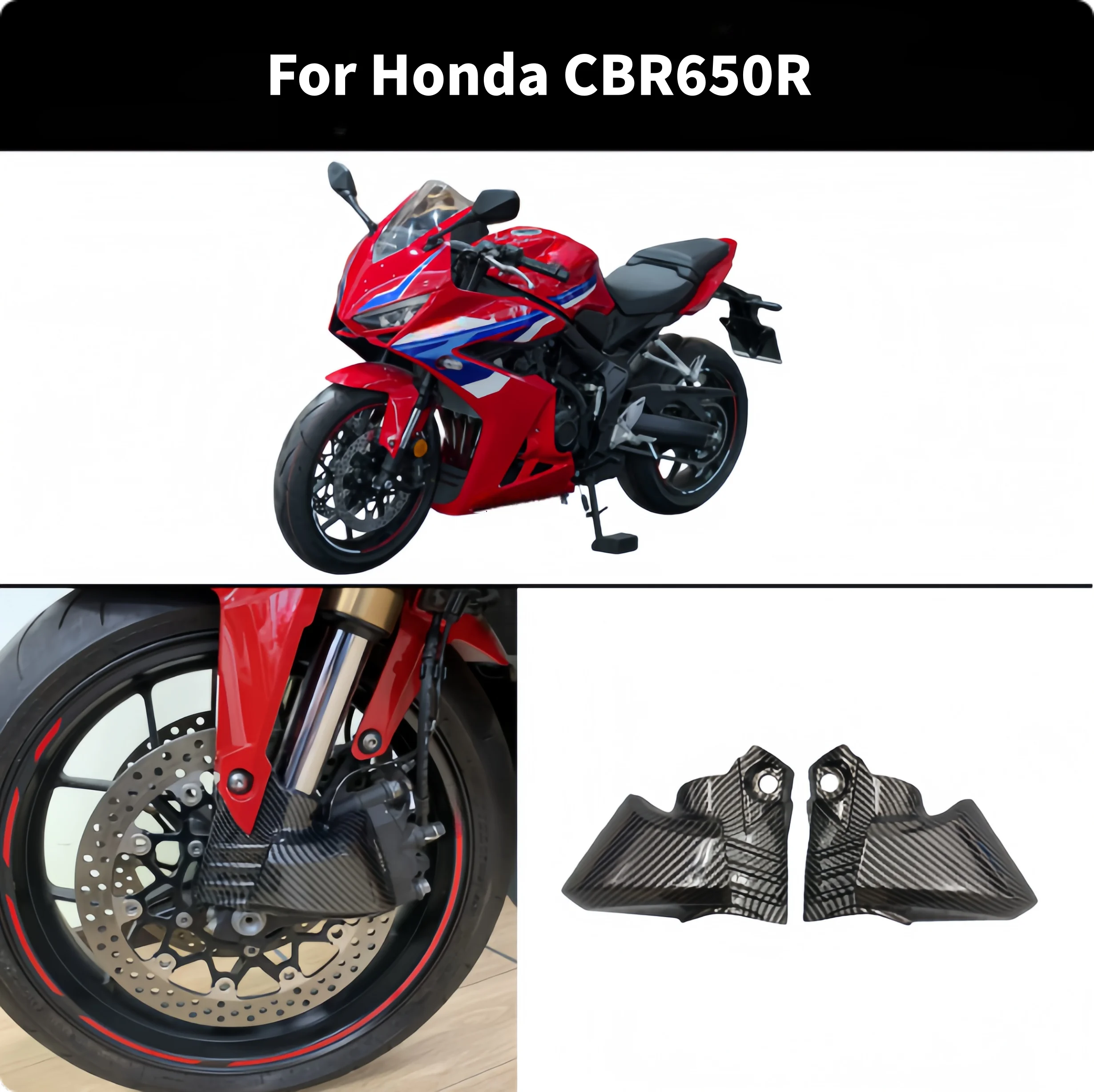 Suitable for Honda CBR650R CB650R motorcycle front brake air guide ...