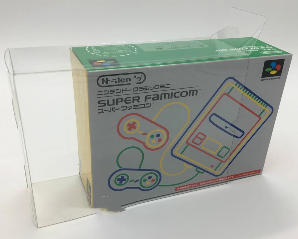 Transparent-Box-Protector-For-Nintendo-Super-Famicom-SFC-Mini-SNES-Mini-Collect-Boxes-TEP ...