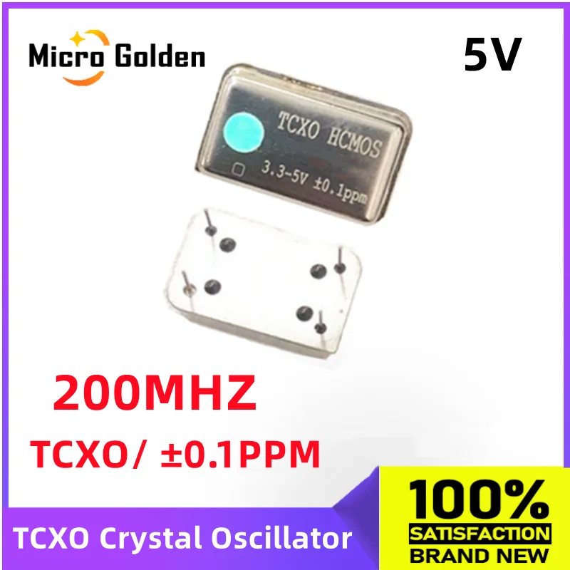1pcs-200M-200MHZ-200-0000MHZ-5V-TCXO-Rectangular-Temperature-Compensated-Crystal-Oscillator-DIP ...