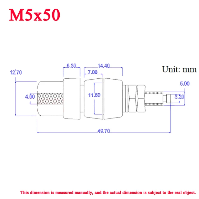 Wire Binding Post Thread Screw M5 M6 M8 M10 Lithium Battery Weld ...