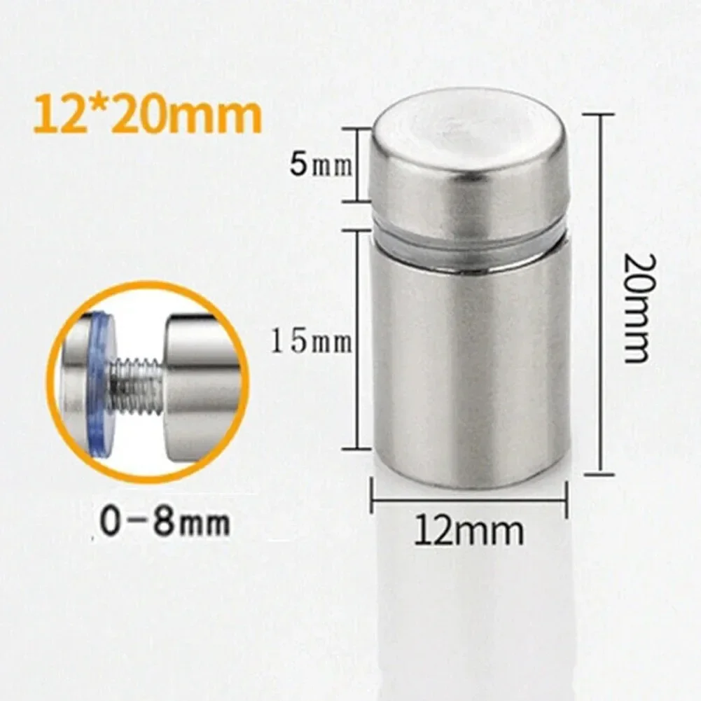 20pcs Advertising Nails 12x20m Stainless Steel Screws for Wall Mount ...