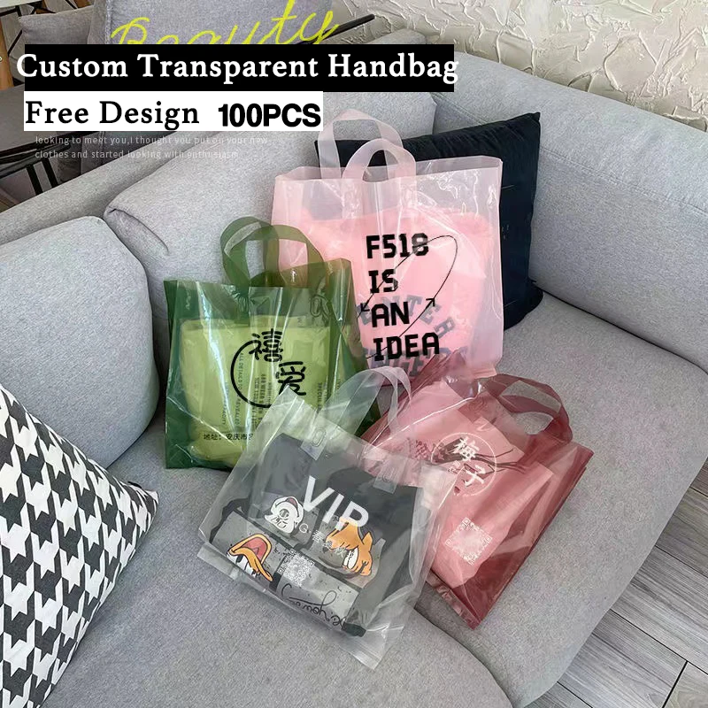 Bolsas-de-pl-stico-transparente-de-PE-transl-cido-con-logotipo ...
