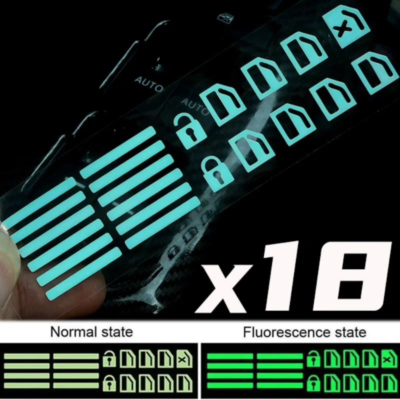 New-Car-Luminous-Door-Window-Lift-Button-Stickers-Car-Windows-Control ...