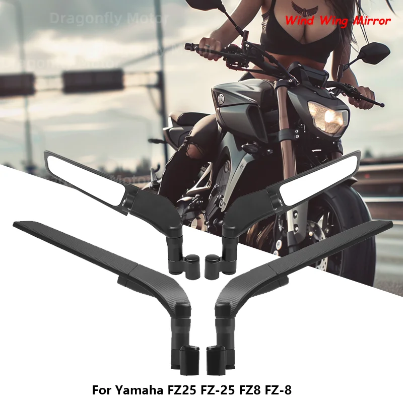 For-Yamaha-FZ25-FZ-25-FZ8-FZ-8-Universal-Motorcycle-Mirror-Wind-Wing ...