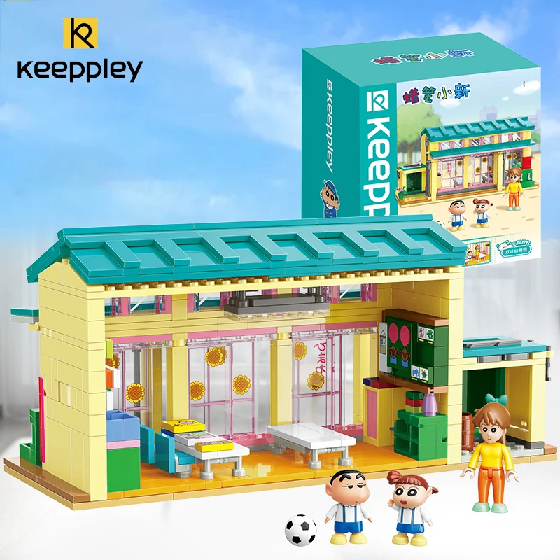 Original Keeppley Crayon Shin-chan Building Block Double Leaf ...