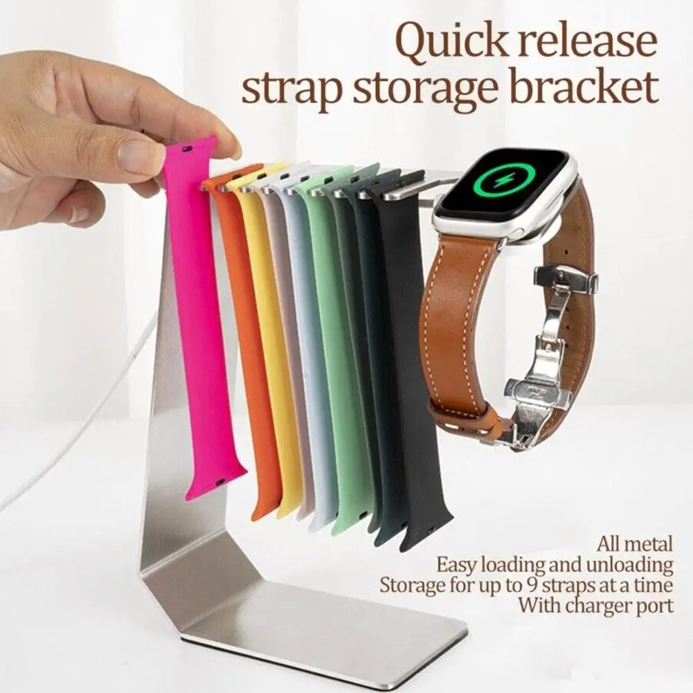 Trap-Storage-Bracket-Charger-Stand-for-Apple-watch-With-Band-Holder ...