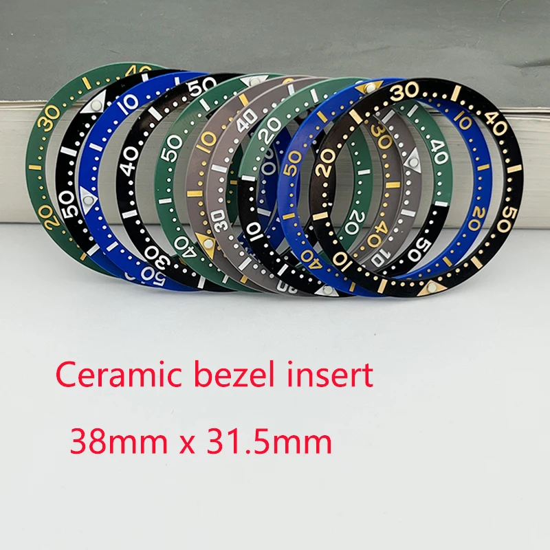Ceramic-Bezel-Insert-Size-38mm-X-31-5mm-Flat-Piece-To-Fit-SKX007-SKX009 ...