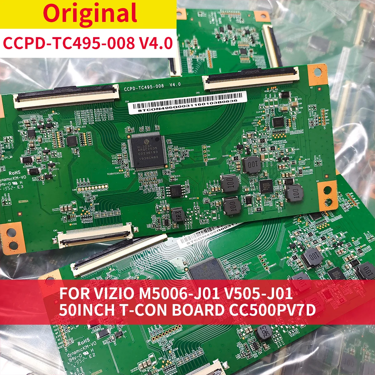 New Original Logic Board CCPD TC495-008 V4.0 for 50" TV VIZIO M5006-J01 V505-J01 T-con board ...