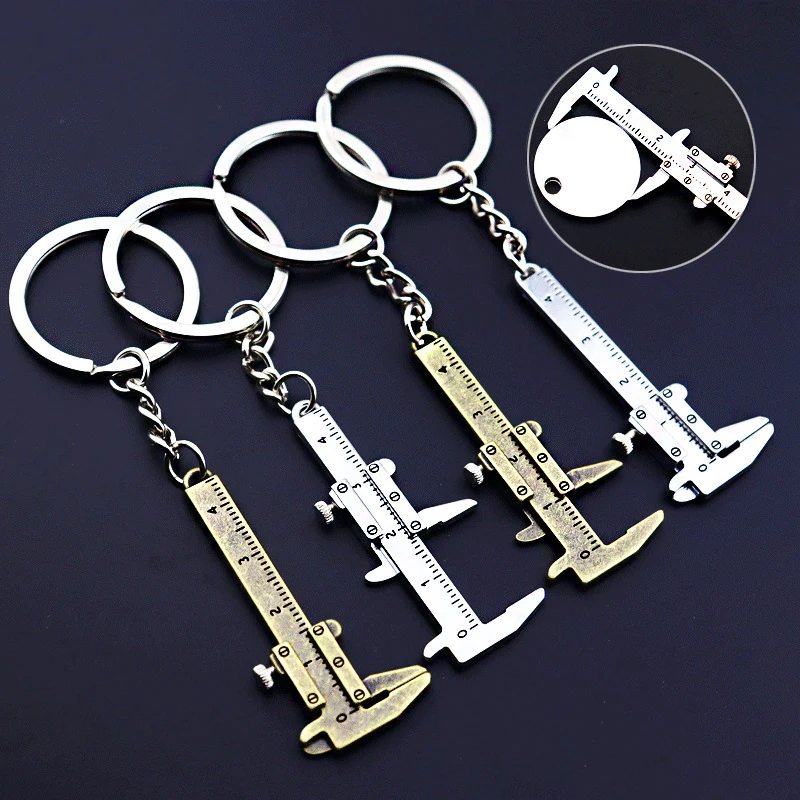 New-Fashion-Car-Key-Mini-Vernier-Caliper-Portable-0-40mm-Keychain ...