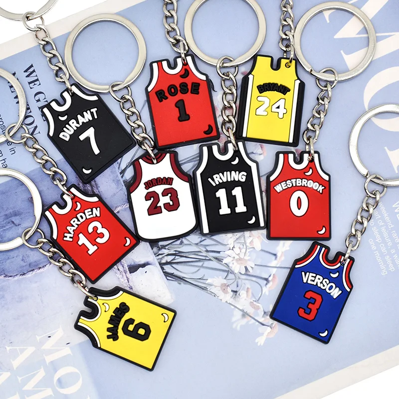 1PCS-PVC-Sport-Jersey-Keychain-Sport-Jersey-Key-Rings-Sport-Jersey-Key ...