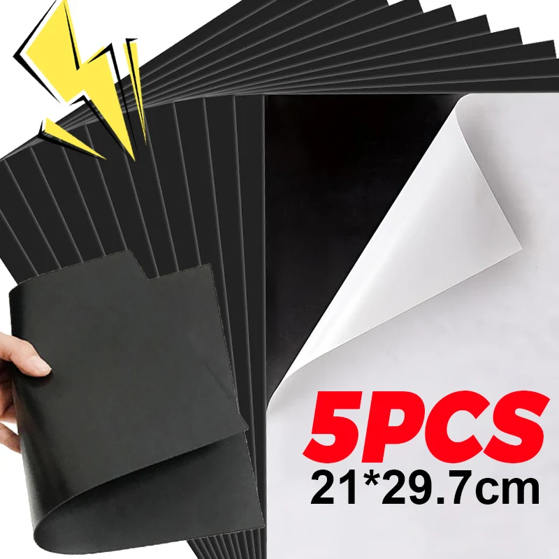 Self-Adhesive Magnetic Sheet Cutting Flexible Magnet Sticker Craft ...