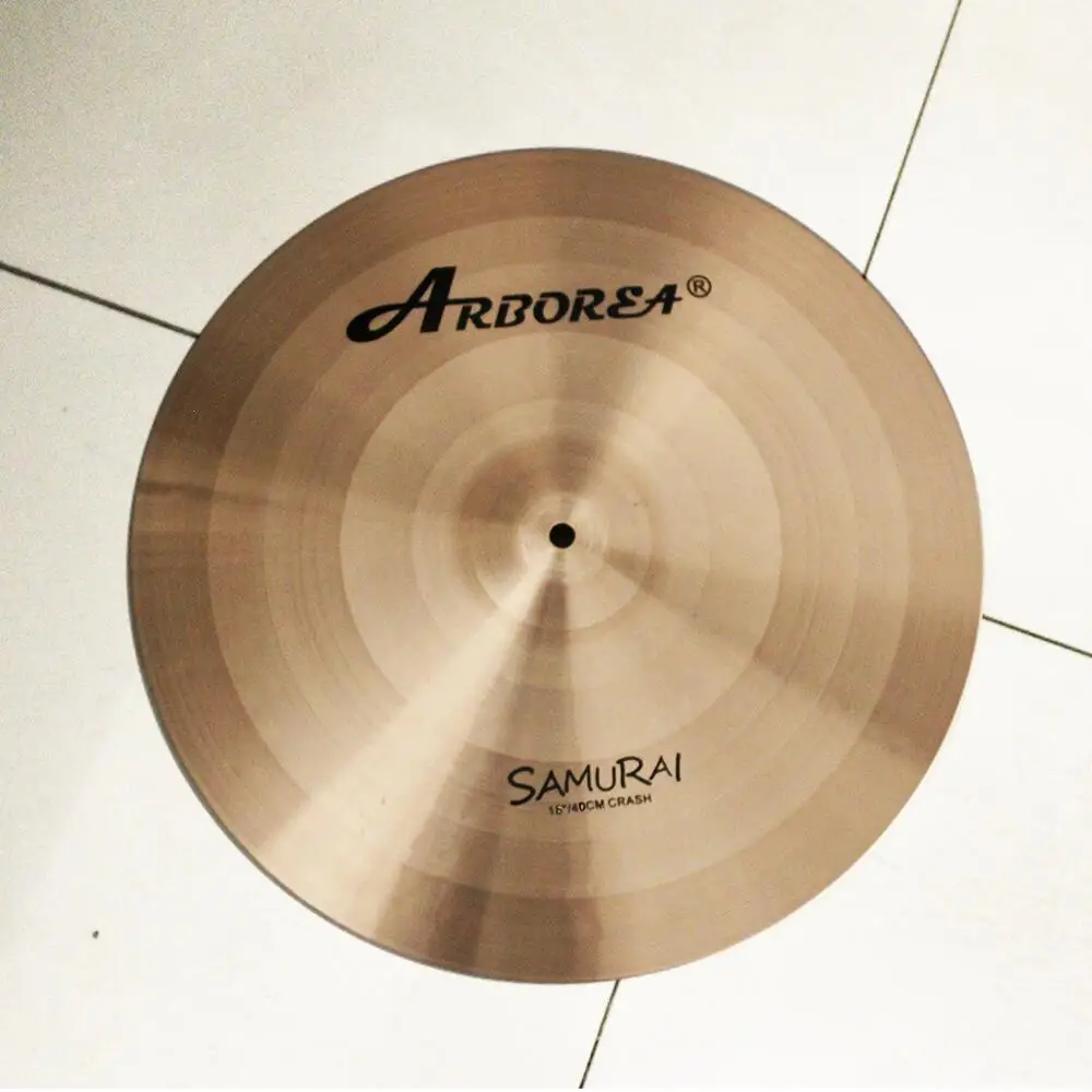 B8 Cymbal, 16 Inch 40CM Crash with Sharp, Bright, and Focused Sound for ...