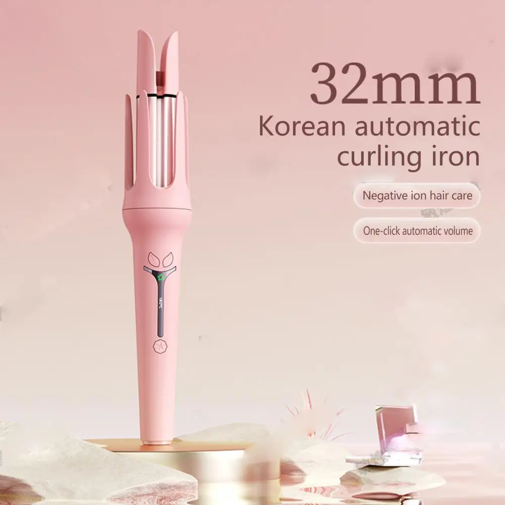 Curls-Device-One-touch-Curling-Iron-Fast-Heating-32mm-Automatic-Hair ...
