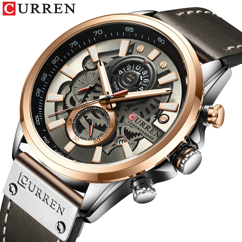 Wristwatches Curren Watches Men Brand Luxury Full | Curren Watch Men ...