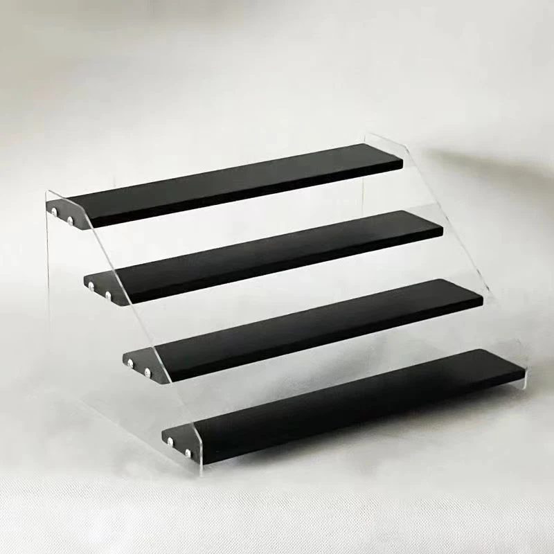 2-7-Tier-Acrylic-Display-Stand-Stepped-Solid-Wooden-Toy-Display-Stand-3 ...