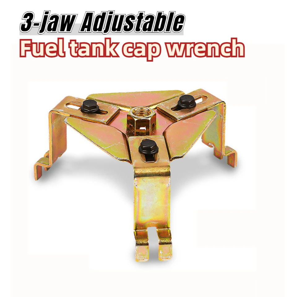 Alloy 3-jaw Adjustable Car Fuel Gasoline Pump Lid Tank Remover Spanner ...
