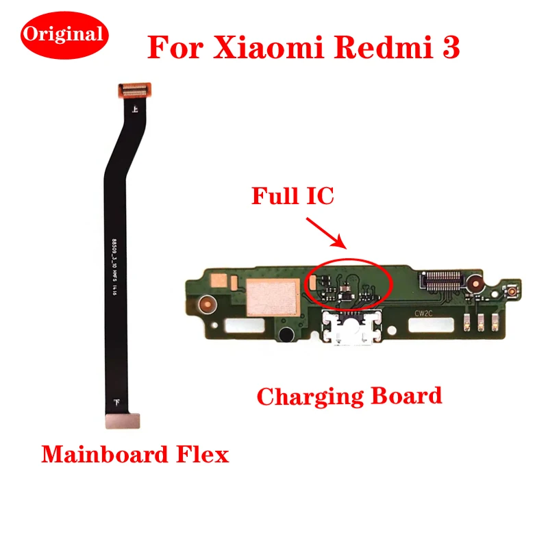 Original USB Charging Port Dock Microphone Board Mainboard Connector ...