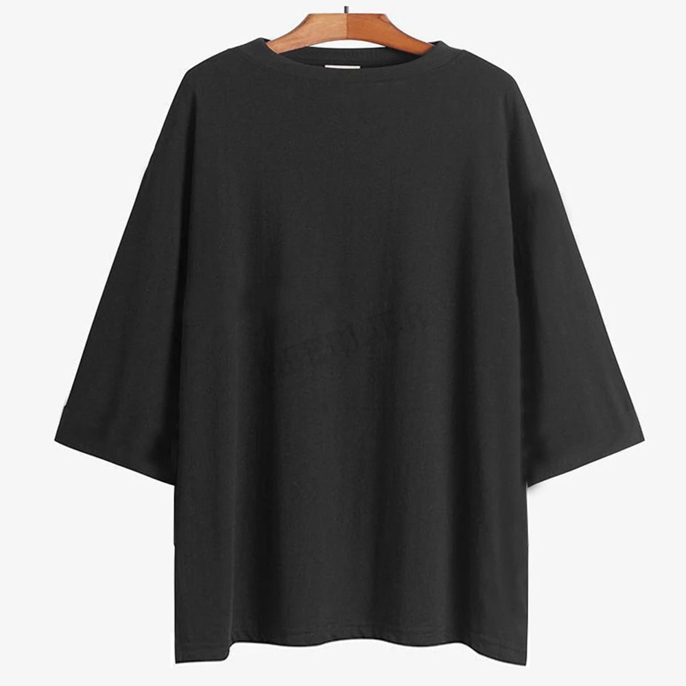 Plus Size 14XL 15XL 200kg 210kg Summer Women Cotton T Shirt O Neck Plus Size 14XL 15XL 200kg 210kg Summer Women Cotton T Shirt O Neck