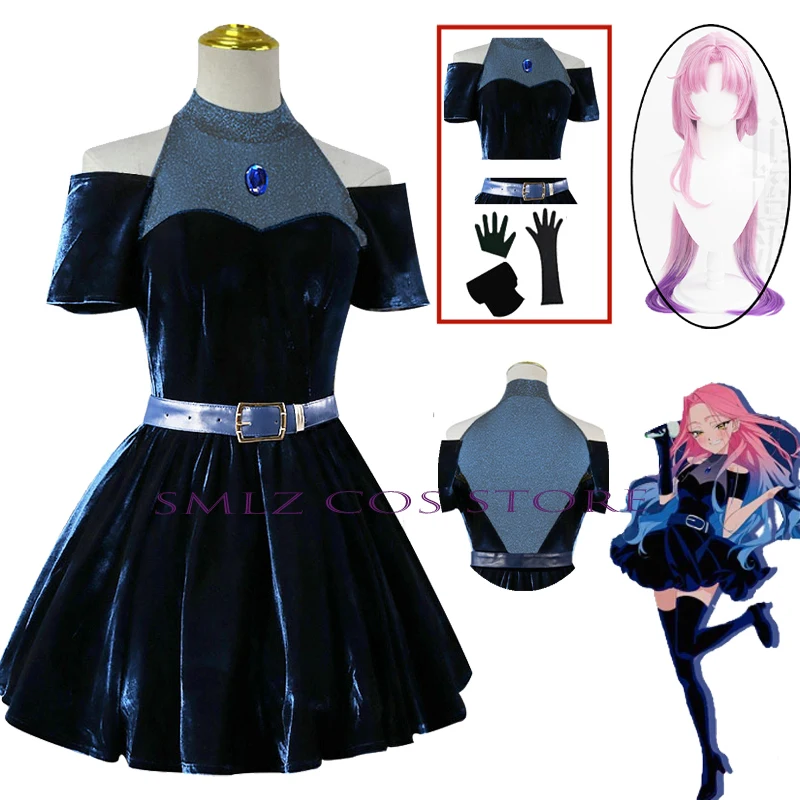 Alien-Stage-Mizi-Cosplay-Anime-Costume-Mizi-Wig-Dress-Uniforms-Set ...