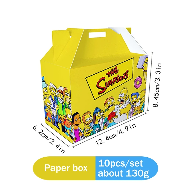 Simpsons-Cartoon-Candy-Box-Paper-Candy-Cartons-Popcorn-Box-Party ...