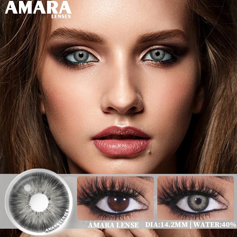 Lentilles De Contact Colorées Naturelles Bleues 2 Pièces Belles ...